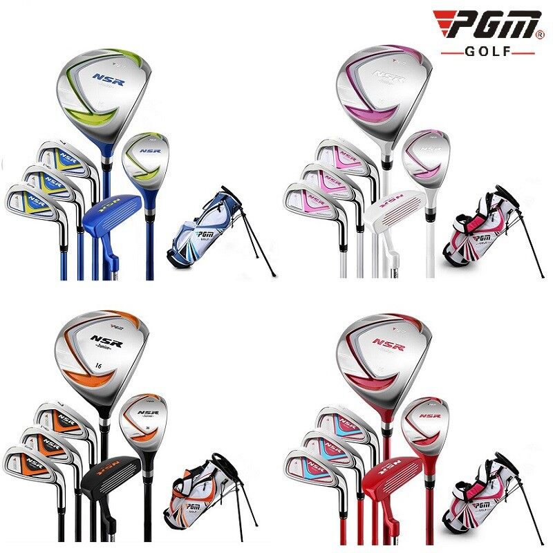 PGM NSR Series right handed Junior Beginner Golf Club Set with stand ...