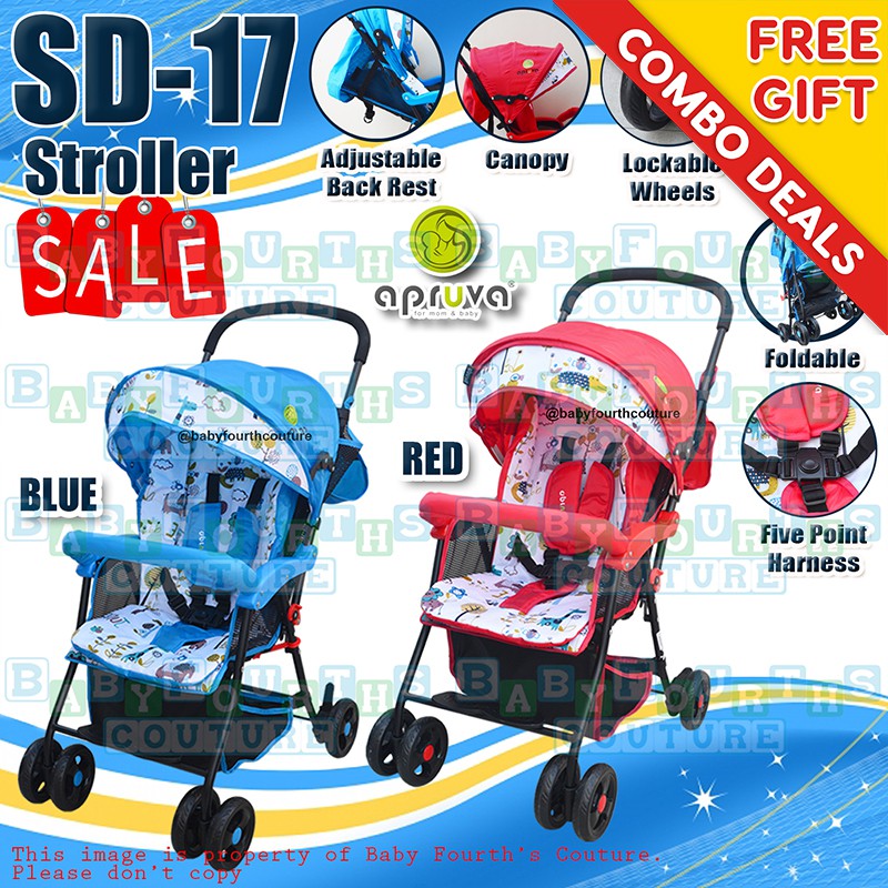 COD Apruva Sd-17 Regular Stroller for baby | Shopee Philippines