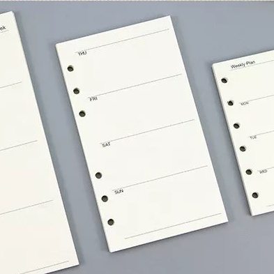 A6/A5 6 holes Binder refills/ loose leaves (FILLERS ONLY) BINDERS SOLD ...