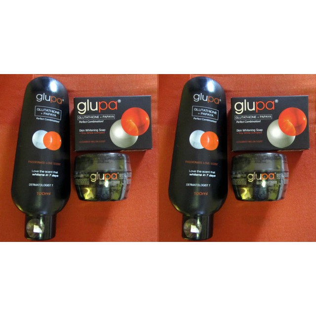 GLUPA WHITENING LOTION AND SOAP ( GLUTA + PAPAYA ) | Shopee Philippines
