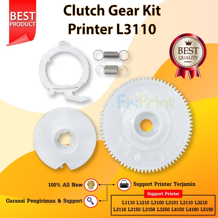 Clutch Gear Kit Epson L1110 L3110 L3150 L3210 L3116 L4260 L4266 L5190 ...