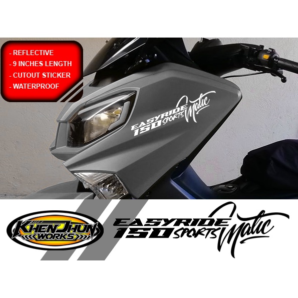 Easy Ride 150 Decals, 9 inches Length, Waterproof Reflective Sticker ...