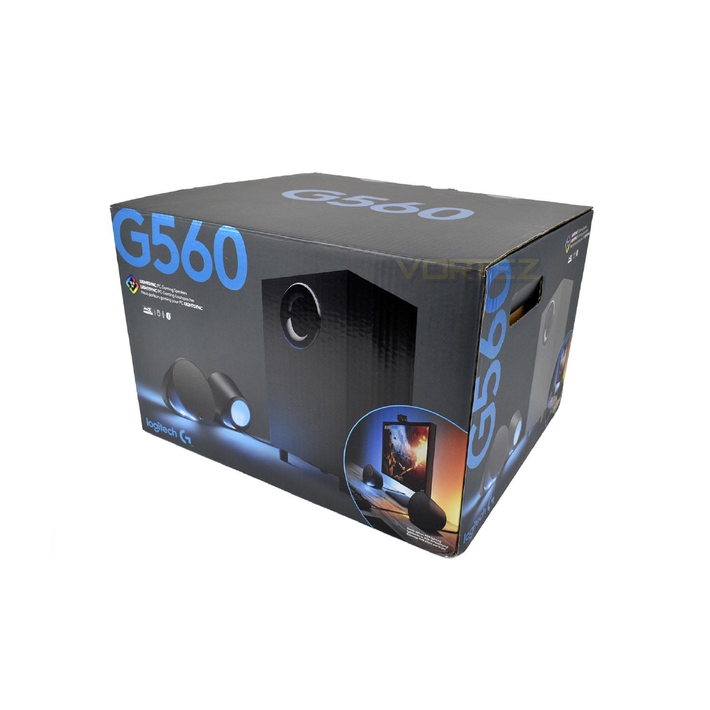 Logitech G560 Light Sync Pc Gaming Speaker RGB 240 Watts Powerful Sound ...