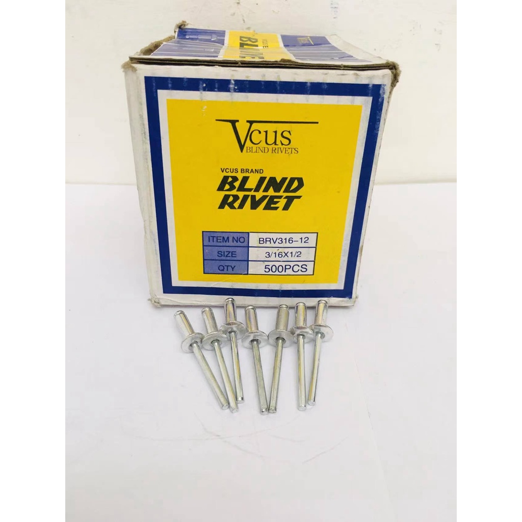 ALUMINUM BLIND RIVETS 1/8" X 3/4" ( PRICE PER 1 BOX ) | Shopee Philippines