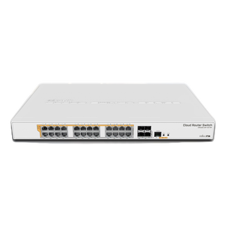 MikroTik CRS328-24P-4S+RM - 24-Port Gigabit Managed PoE Switch, 4 10G ...