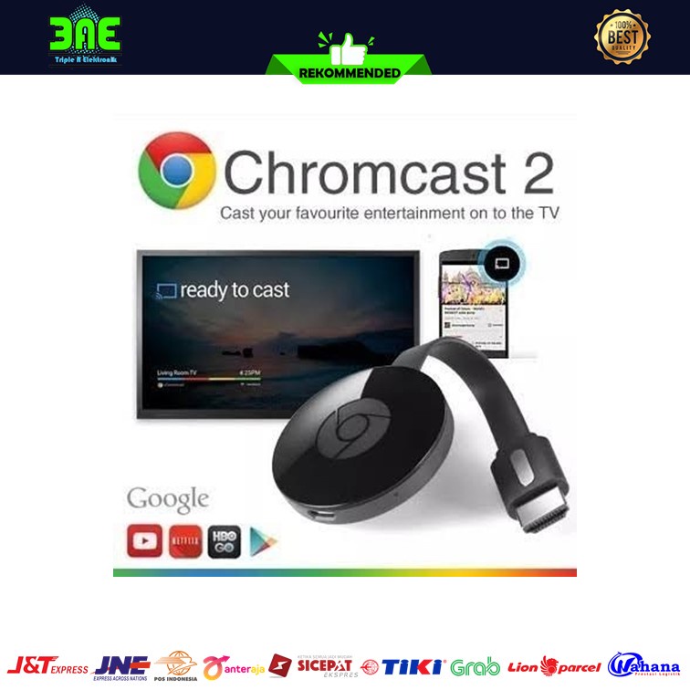 Google Chromecast 2 HDMI Dongle Steamer Mirroring HP to TV Projector | Shopee Philippines
