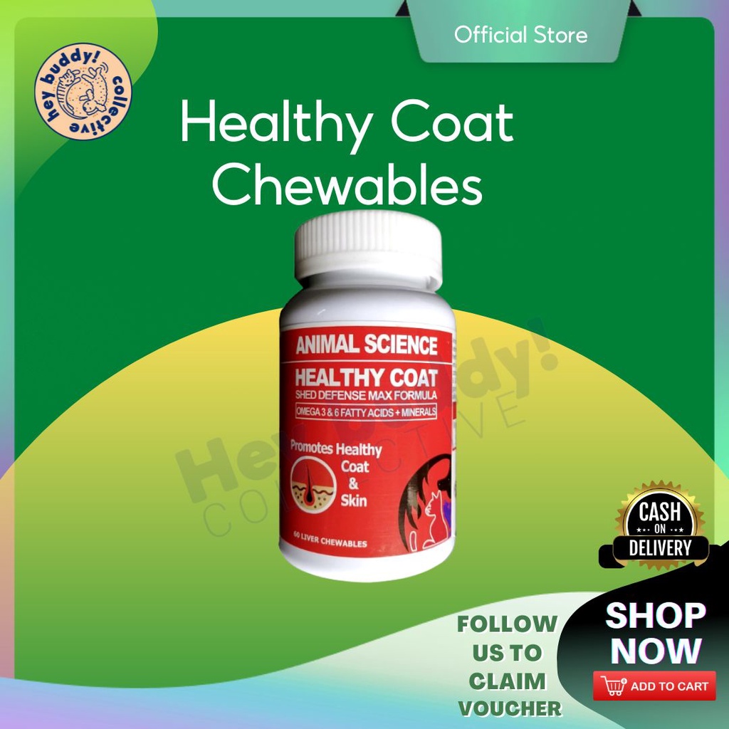 Animal Science Healthy Coat (60 liver chewable) | Shopee Philippines