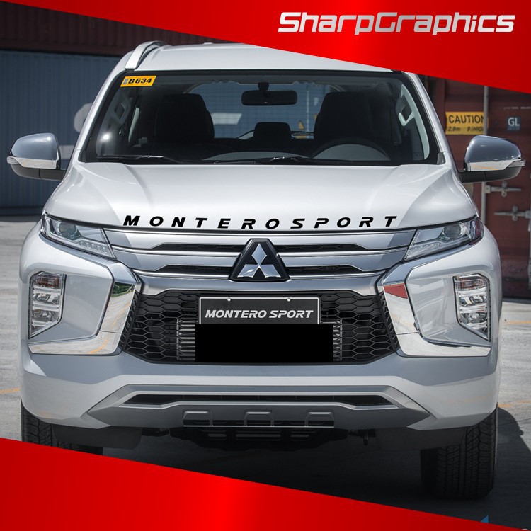 Montero Hood Sticker Mitsubishi Set Sticker Decal | Shopee Philippines