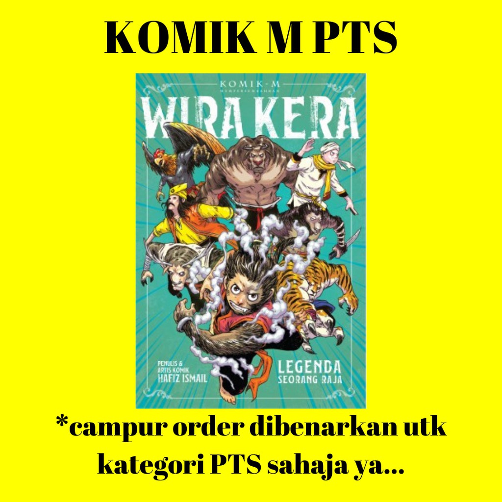 Komik-m: Wira Kera 1: Legend Of A King PTS NEW ITEM | Shopee Philippines