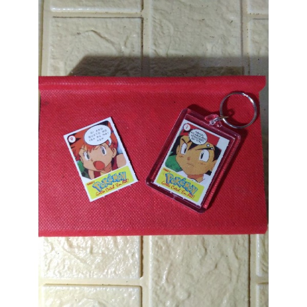 Vintage Pokemon Tagalog Teks Card Keychain | Shopee Philippines