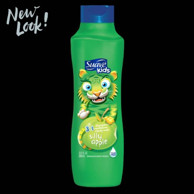 Suave Kids Silly Apple 3-in-1 Shampoo, Conditioner, Body Wash (665Ml ...