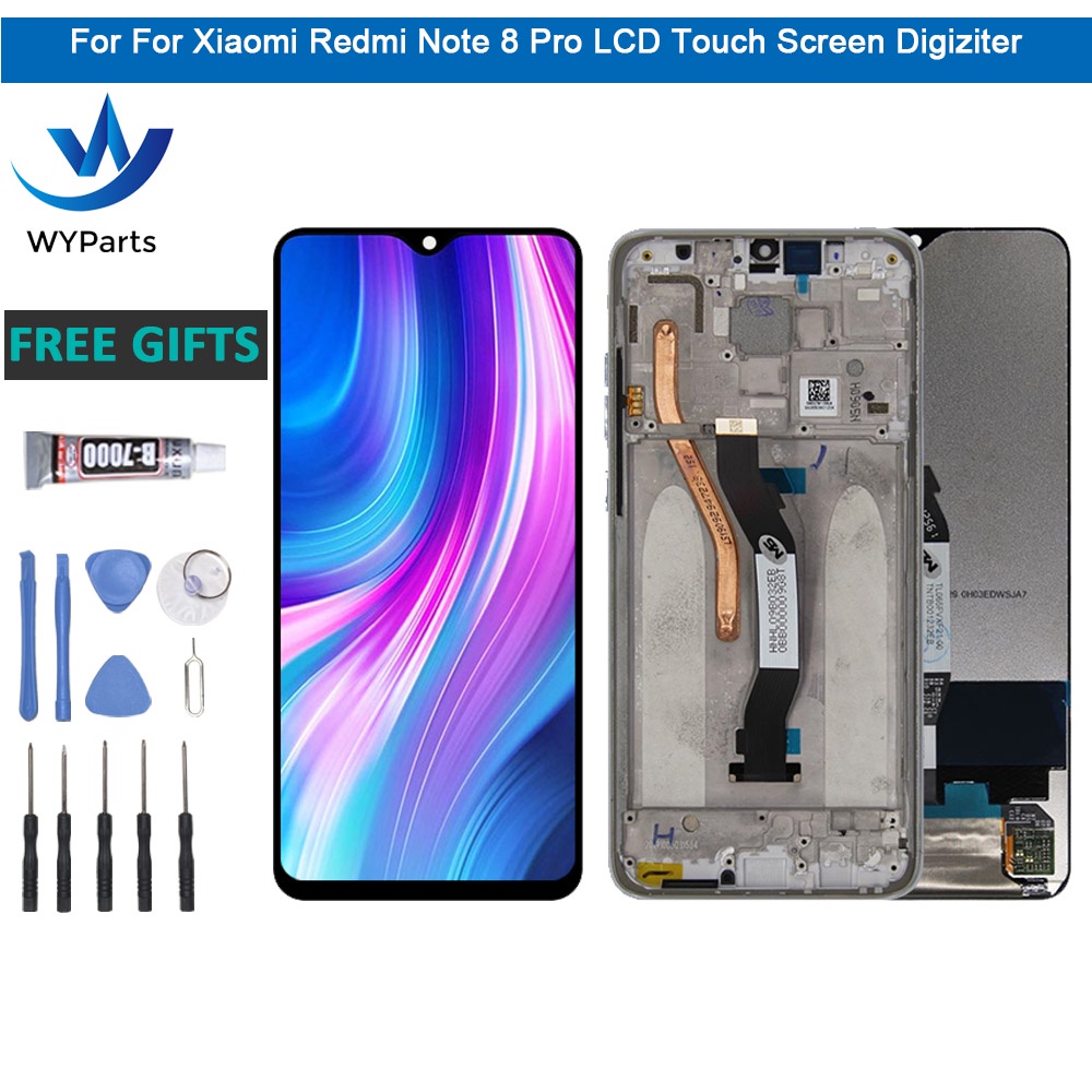 For Xiaomi Redmi Note 8 Pro LCD Display Screen Touch Screen Digitizer ...