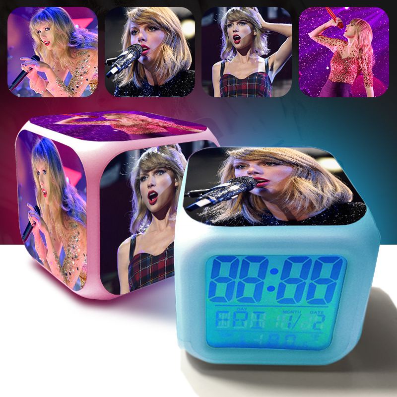 Taylor Swift Taylor Swift Creative Colorful Alarm Clock Girlfriend ...