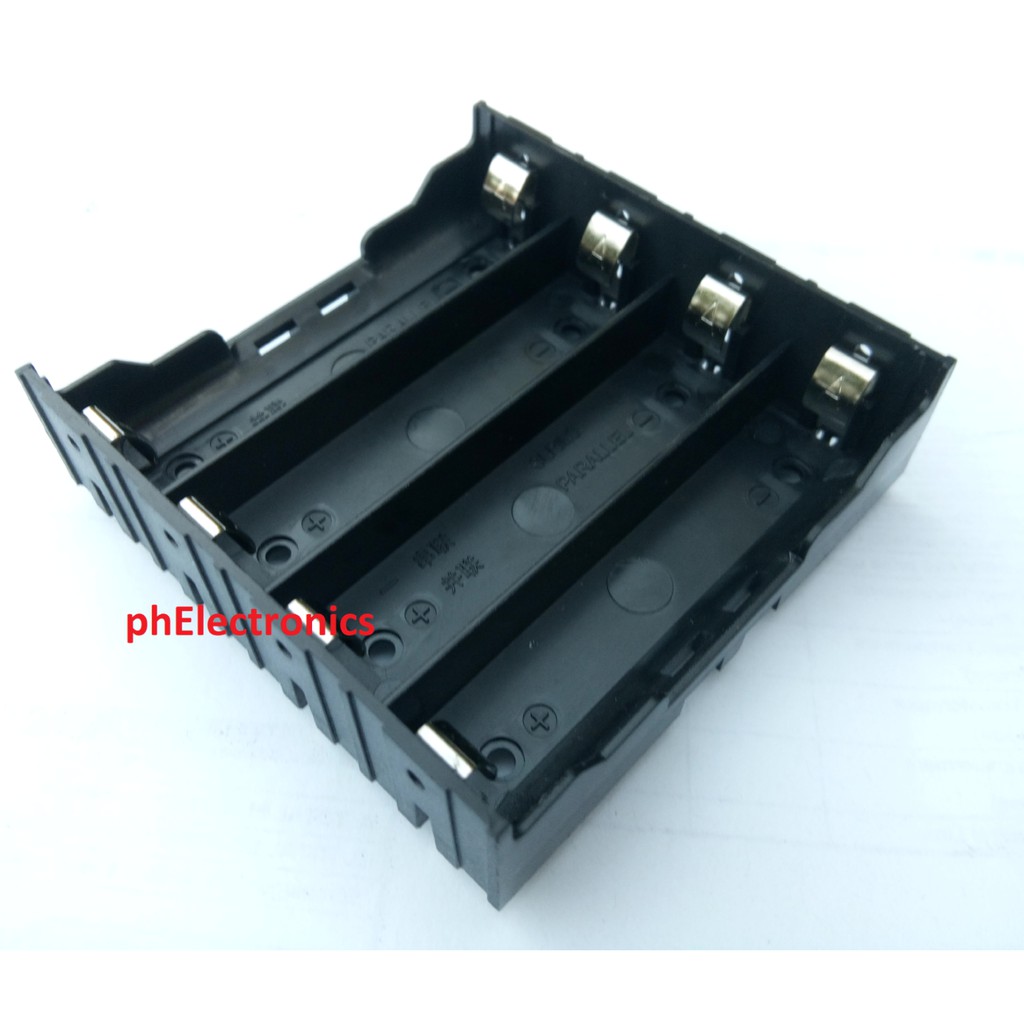 1pc 1 2 3 4 slots 18650 Battery Holder Series Parallel 4cell 4slot ...