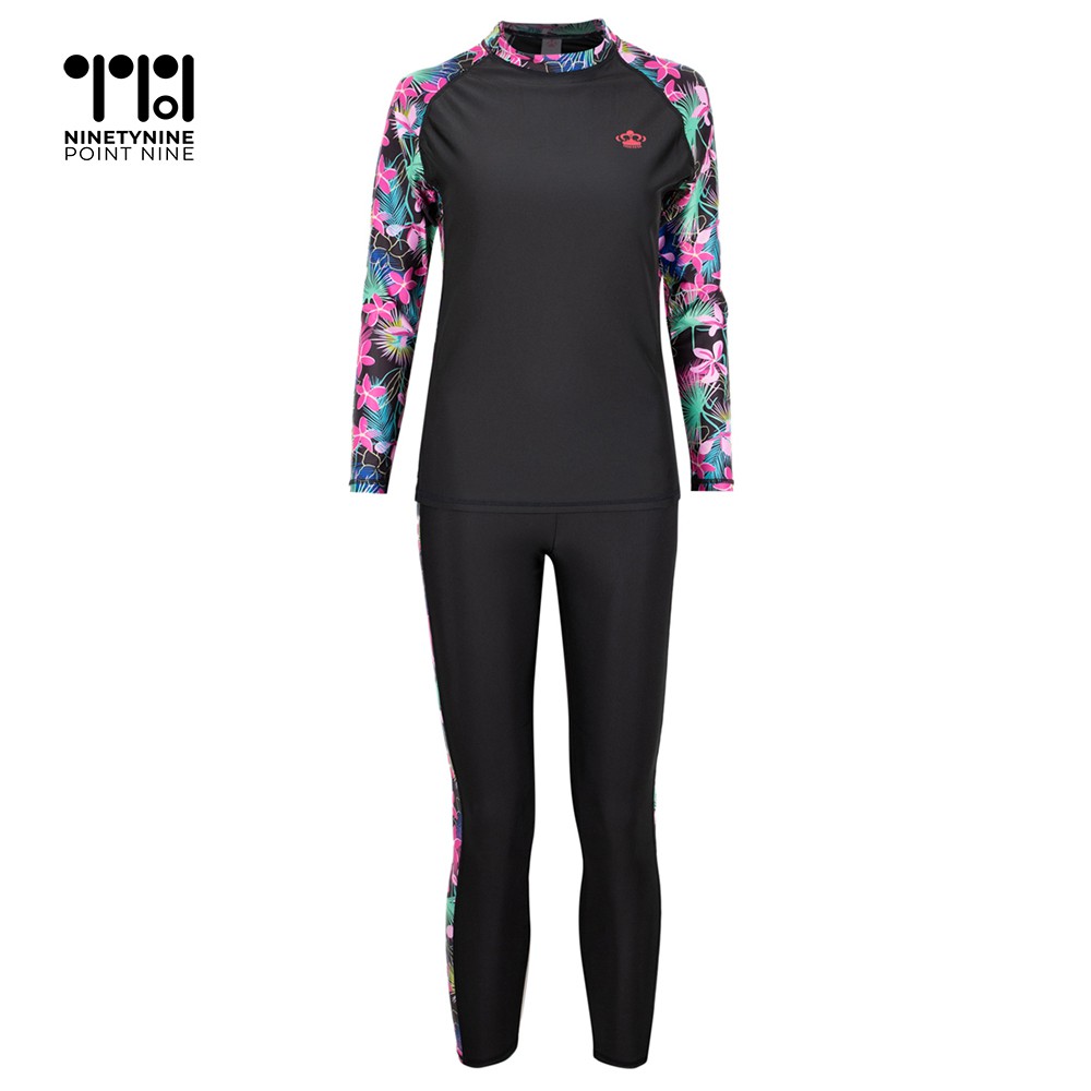 99.9 2-Piece Long Sleeve Rash Guard and Pants Set Swim Wear Outfit for ...