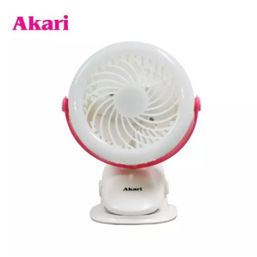 Akari Rechargeable 360° LED Clip Fan (AJF- 5509P) | Shopee Philippines