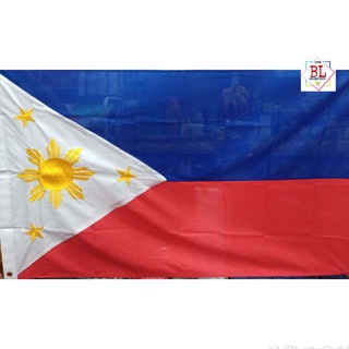 PHILIPPINES FLAG(WATAWAT)FABRIC/EMBROIDERED 3ft x 5ft | Shopee Philippines