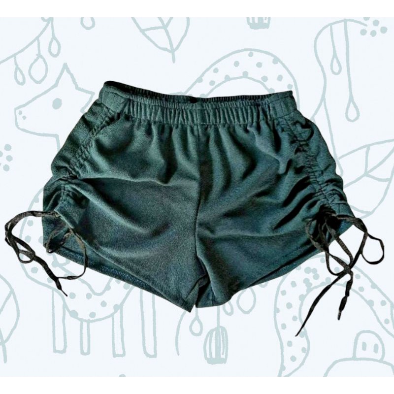 Side Pull String Short for Women (Crepe Fabric) Fashion Shopee Shorts ...