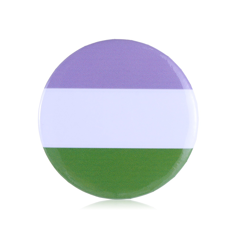 Pride Rainbow Gay Pins Flag Tinplate Badge Support Gay Lesbian Bisexual