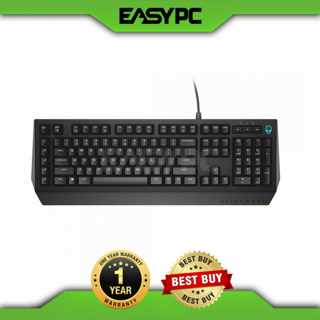 Alienware Advanced RGB Mechanical Gaming Keyboard Brown Switch (AW568 ...