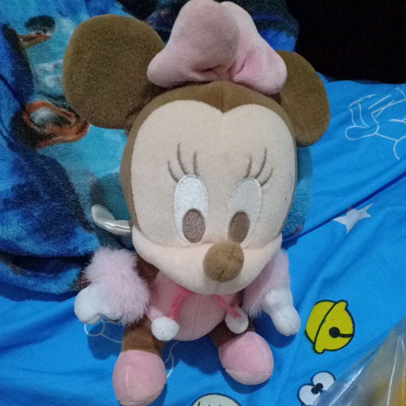 Baby Minnie mouse angel plushie | Shopee Philippines