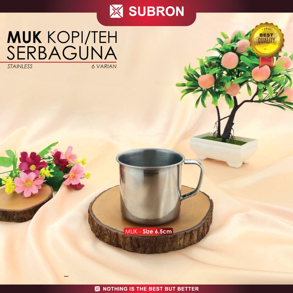 Subron WITHOUT LID Mini Stainless Muk 7 cm 230ml Multi-Purpose Cup ...