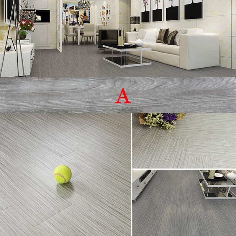 PVC Floor Sticker 91x15cm Waterproof Self Adhesive Vinyl Mat Table ...