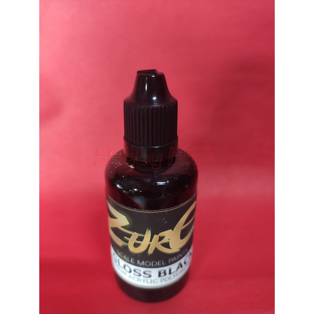 Zurc Plastic Model Paint GB Gloss Black 50 ML | Shopee Philippines