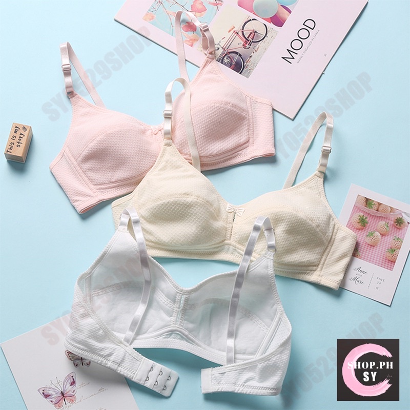 @sy0529shop Teens Baby Bra Plain&Printed 8-13years old | Shopee Philippines