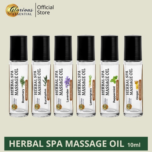 Glorious Essential Herbal Spa Massage Oil 10ml | Shopee Philippines