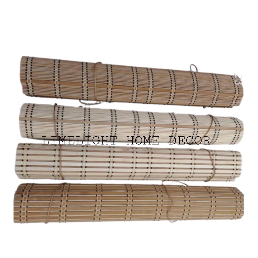 Native Bamboo Blinds, Roller Bamboo Blinds Living Room Light Filtering ...