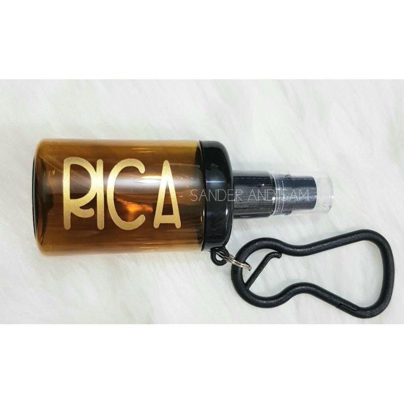 Personalized 40 ml Alcohol Sprayer Keychain Mini Sprayer LEATHER or ...