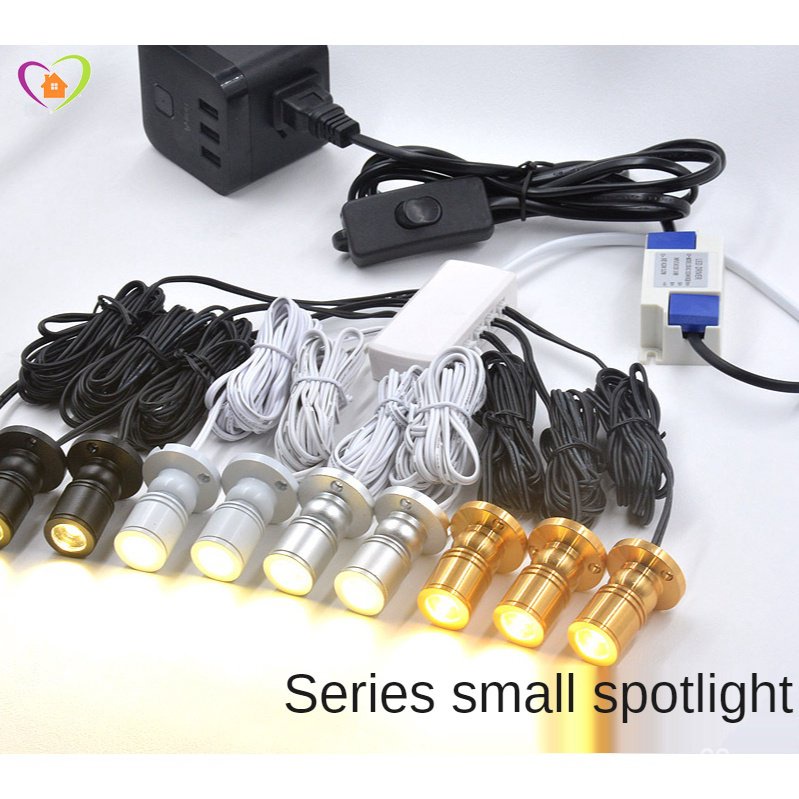 xfHX Mini surface mounted small spotlight LED jewelry showcase kitchen ...