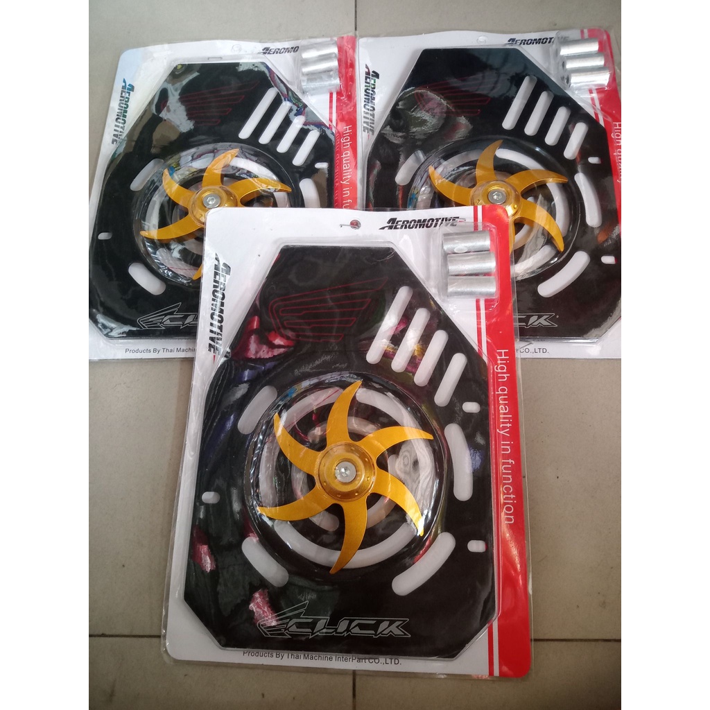 RADIATOR COVER W/ SPINNER CLICK BLACK/GOLD | Shopee Philippines