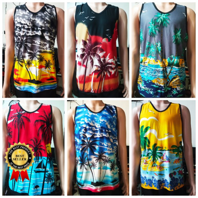 MENS SANDO TROPICAL (STRETCHABLE) | Shopee Philippines