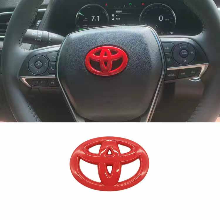 Car Sticker Steering Wheel Emblem Badge Decals Car Styling For Toyota ...