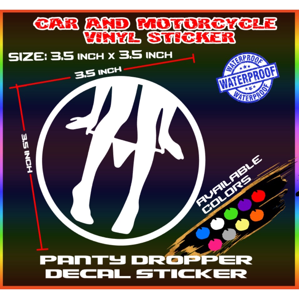 Panty Dropper Logo sticker Decals | Shopee Philippines