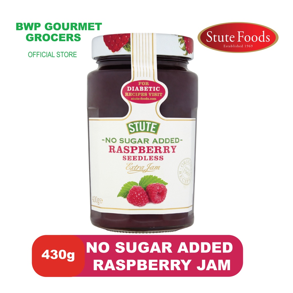 Stute No Sugar Added Raspberry Jam (430g) | Shopee Philippines
