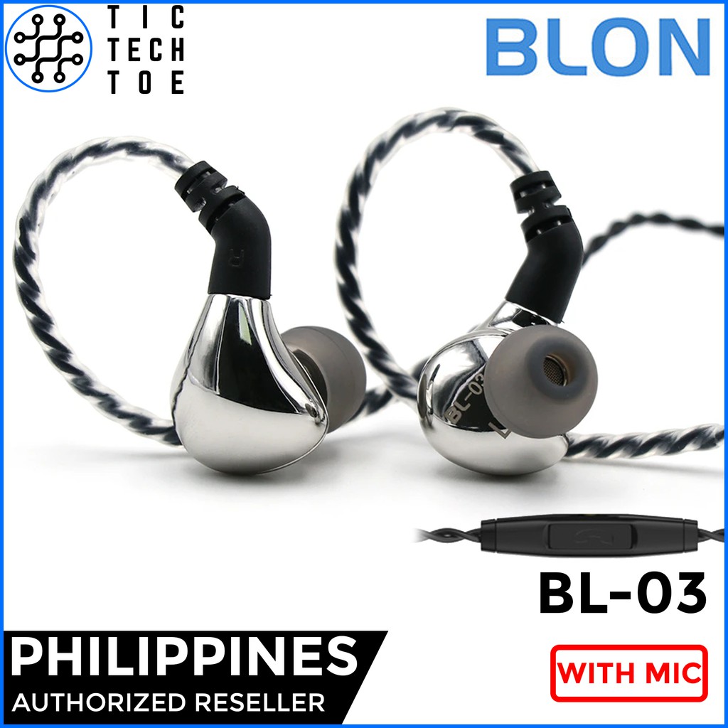 BLON BL-03 / BL03 03 HiFi Dynamic Carbon Driver Earphones with Mic | Shopee Philippines