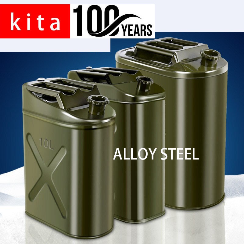 Portable 5L/10L /20L Cans Gas Fuel Tank Thickened Anti-static Spare Plastic Petrol Tanks ...