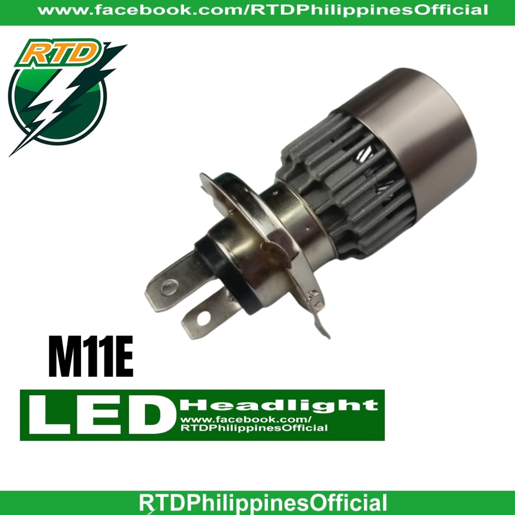 ORIGINAL RTD LED HEADLIGHT M11iE H4 | RTD PHILIPPINES OFFICIAL | Shopee ...