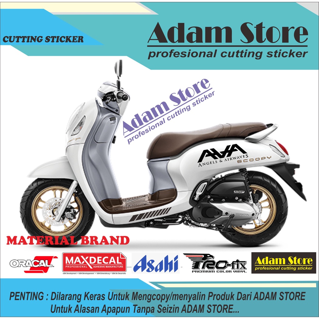 Honda scoopy sticker scoopy motorbike sticker scoopy sticker honda ...