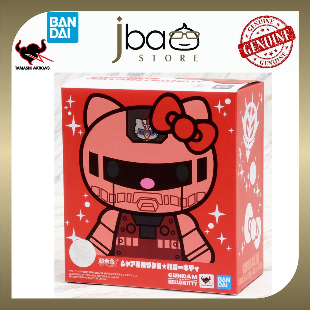 Bandai Chogokin Char`s Zaku II Hello Kitty Diecast Mobile Suit Gundam ...