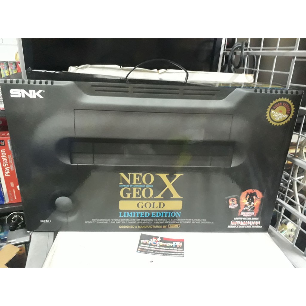 SNK NEO GEO X GOLD Limited Edition Complete in Box | Shopee Philippines