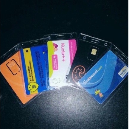 Plastic KTP Etoll cover, ATM Card cover, Insurance, etc | Shopee ...