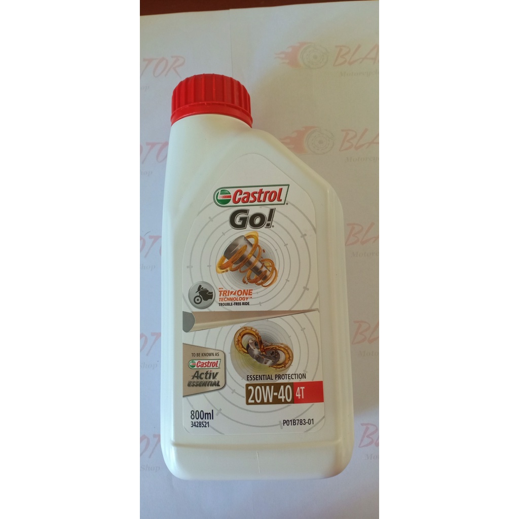 Castrol Oil GO 800ML 4T 20w-40 4T | Shopee Philippines