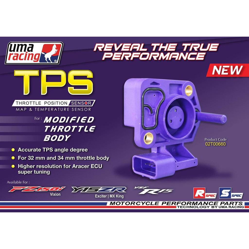 100% Y15ZR Y15/ R15 V1 UMA RACING TPS 3 IN 1 THROTTLE POSITION SENSOR ...