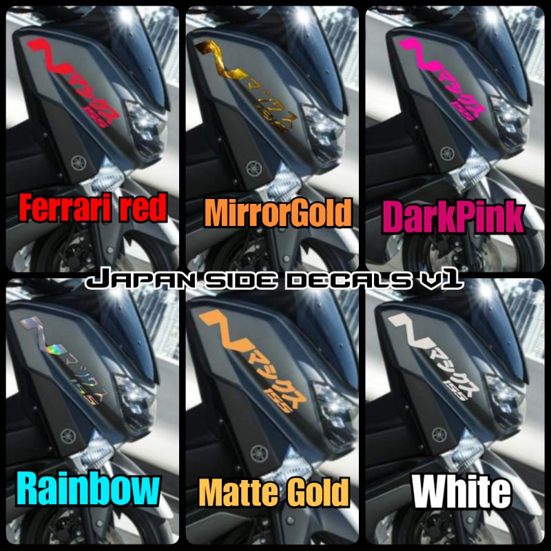Nmax Japan Side Decals 1 side only | Shopee Philippines