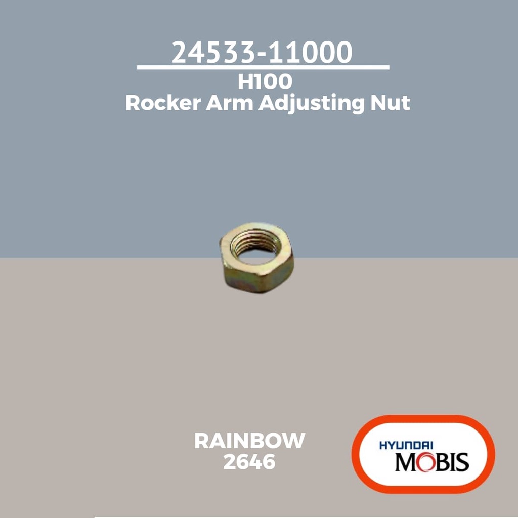 Rocker Arm Adjusting Nut for HYUNDAI H100 [Mobis Original] Part #;24533 ...