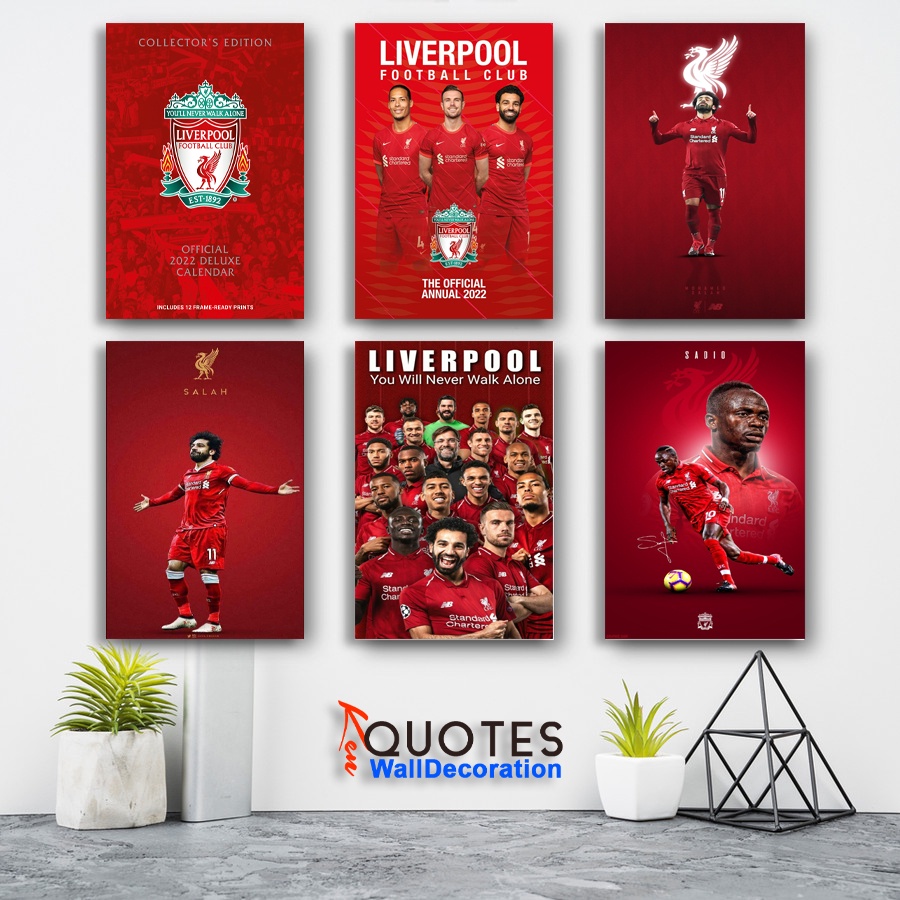 HIASAN DINDING Liverpool fc Football Club Wall Decoration PS rental ...